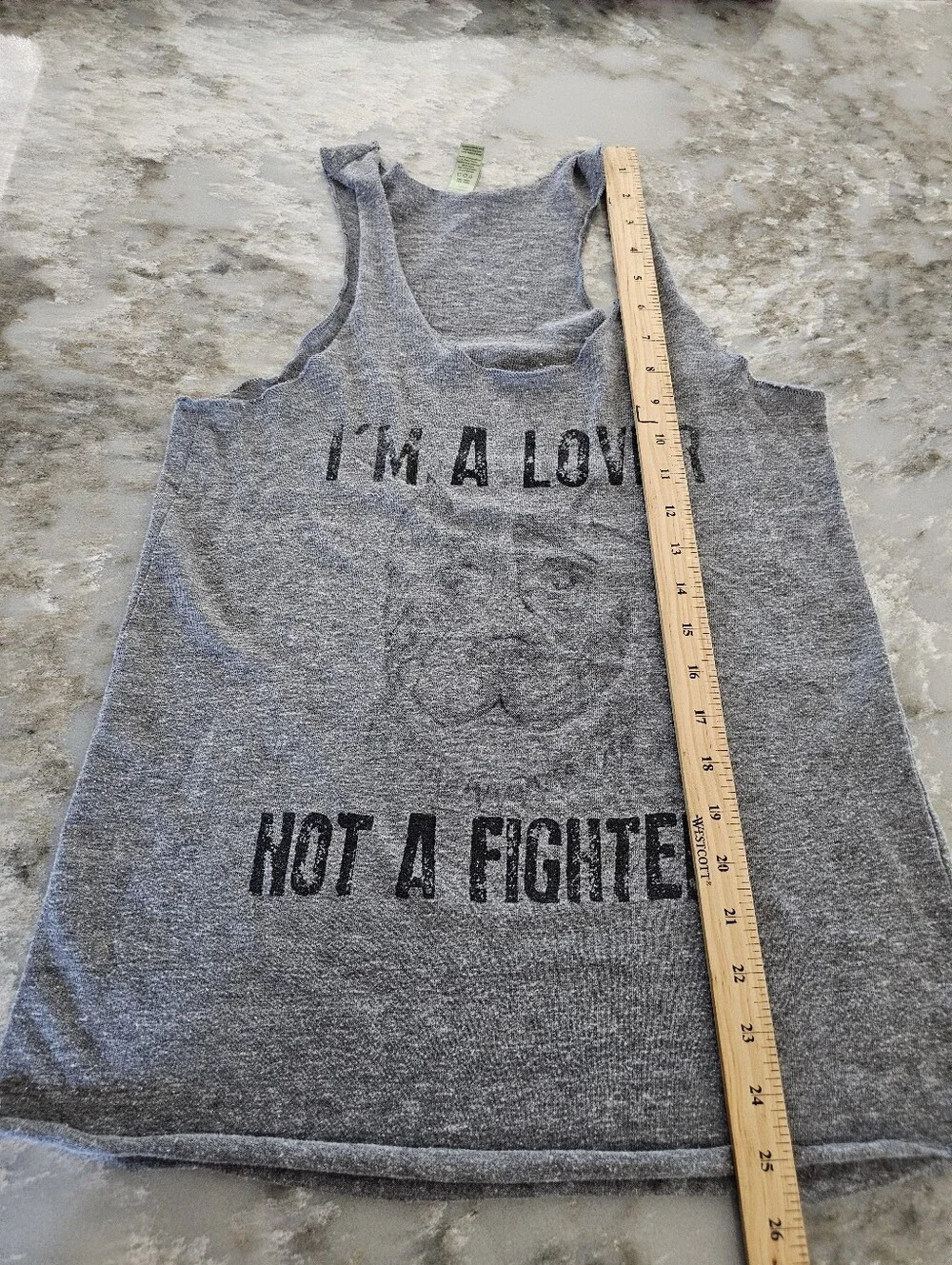 Alternative | Tops | Alternative Earth Large Gray Graphic Tank Top Im A ...